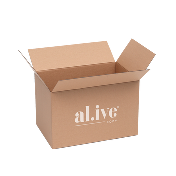 al.ive body packaging & recyclability