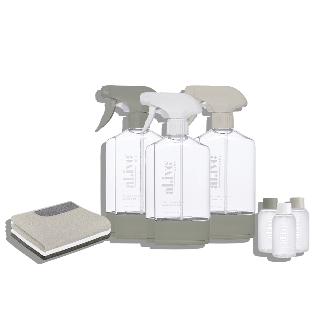 HOME CLEANING STARTER KIT – al.ive body