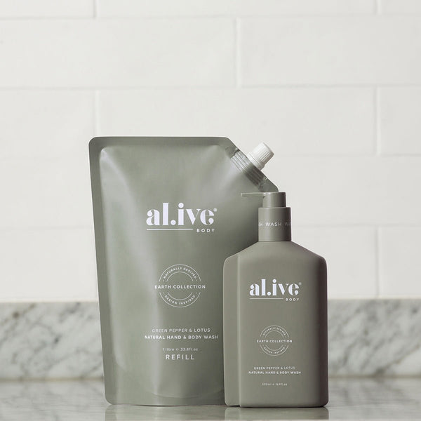 Collection of Natural Hand & Body Wash – al.ive body